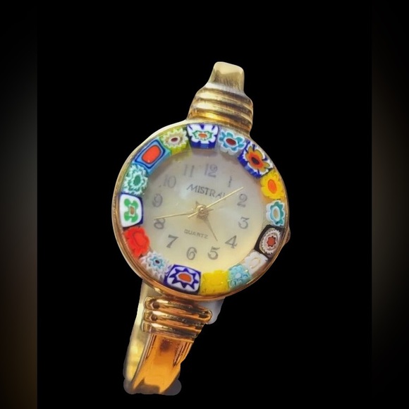 Vintage | Accessories | Vintage Murano Glass Millefiori Mistral Quartz ...